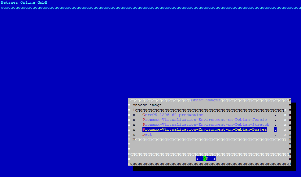 Hetzner: Installation von Proxmox auf einem Dedicated Server ... Hetzner: Installation von Proxmox auf einem Dedicated Server ...